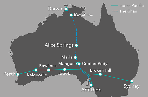 The Ghan – Mark & Gill